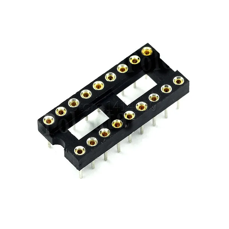 2Pcs DIP 18 Round Hole 18 Pins 2.54MM DIP DIP18 IC Sockets Adaptor ...
