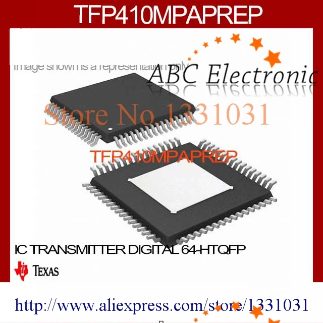 TFP410MPAPREP IC TRANSMITTER DIGITAL 64 HTQFP TFP410MPAPREP 410 TFP410 ...
