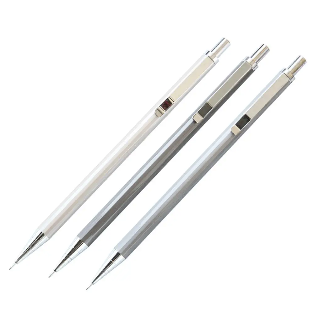 1pcs 6490 active pencil student office metal rod automatic pencil 0.5MM ...