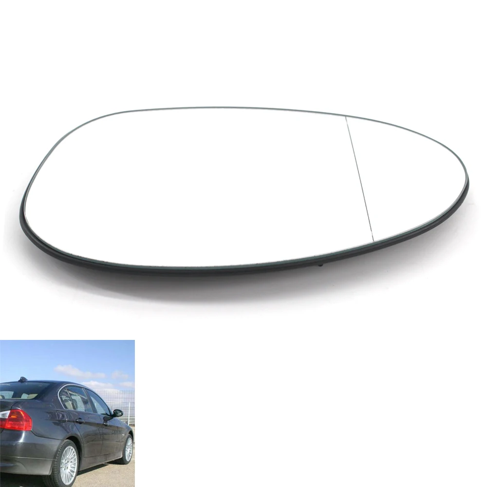 View-Split-Mirror-Heated-Glass-Right-Side-for-BMW-E90-3-Series-05-07-06 ...