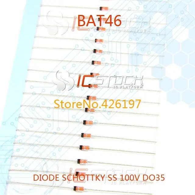 Free Shipping BAT46 DIODE SCHOTTKY SS 100V DO35 30PCS|ss anchor|ss ...