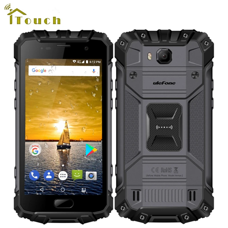 Ulefone Armor 2 Waterproof IP68 Mobile Phone 5.0" FHD MTK6757 Octa Core ...