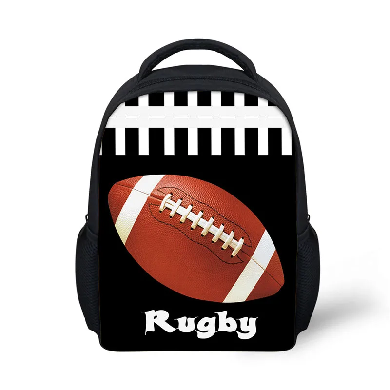 THIKIN Rugby Printing Mini Children Kindergarten Backpack Preschool ...