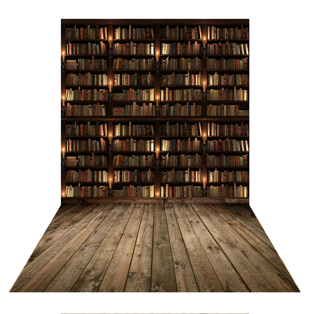 HUAYI Book Backdrop bookshelf Photogrpahy backdrops photo studio props ...