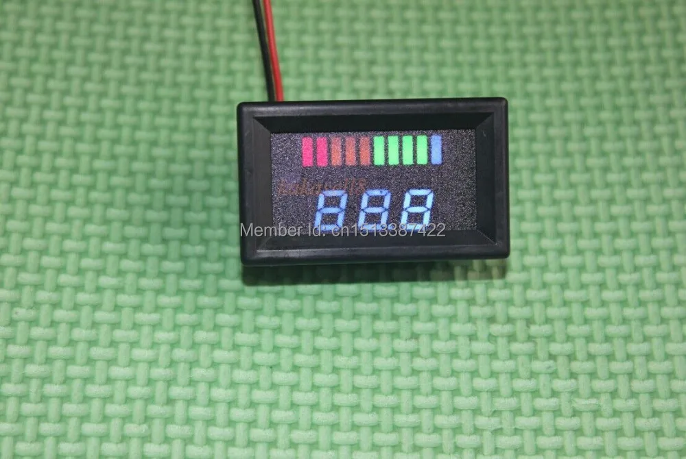 1pcs DC 24v Acid lead batteries indicator Battery capacity LED Tester ...