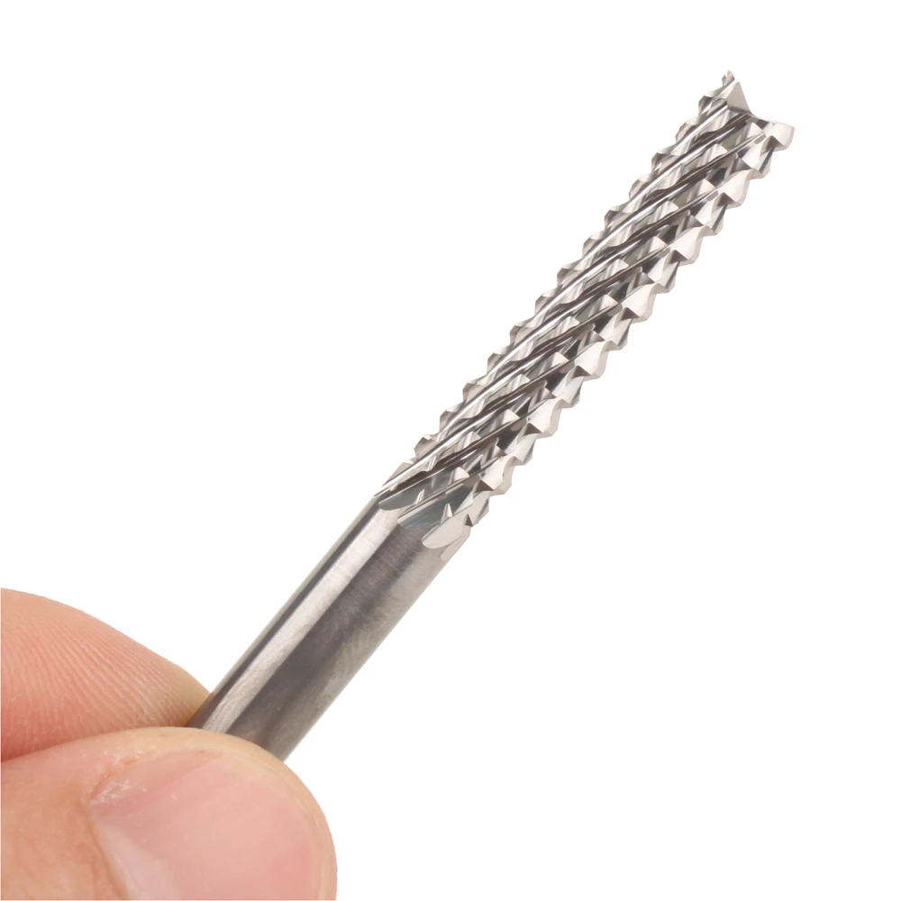 1pcs 6*42mm Corn Teeth End Mill, Milling Cutter CNC Router Bits Tools ...
