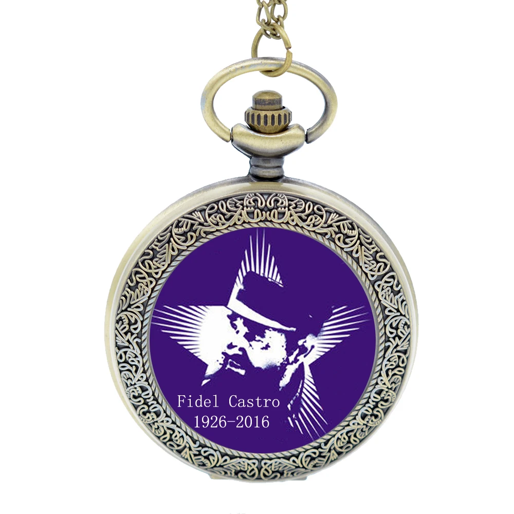 Tribute To Castro Pocket Watch Cuban Communism Communist Party Leader ...