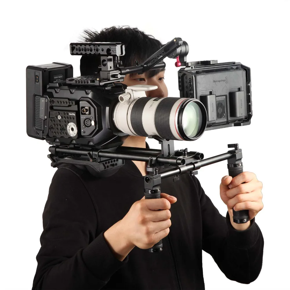 SmallRig DSLR Камера регулируемое крепление EVF с железнодорожный ...