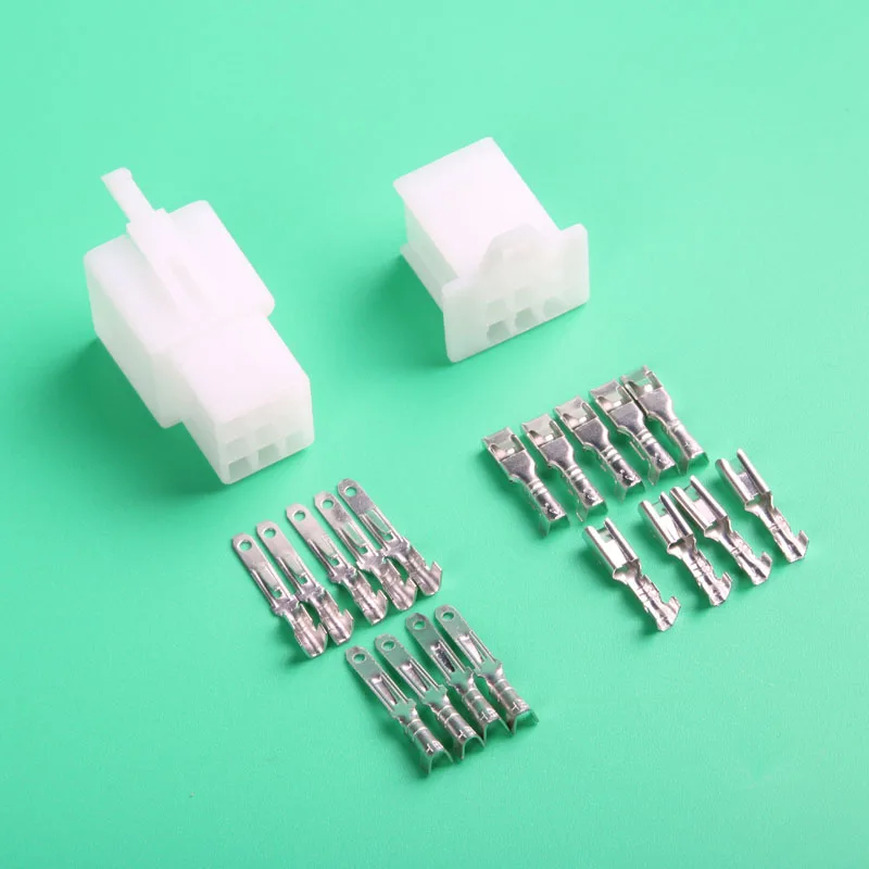 10 ensembles 2.8mm 9 voies/broches automobile prise électrique connecteur fil terminal Kits mâle ...