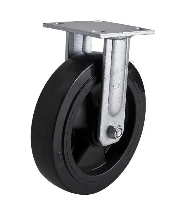 1PC EDL Heavy 8 Inch Casters Wheels 420Kg Polyurethane PU Wheels Castor ...