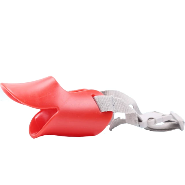 5 Color Anti-Biting Pet Dog Muzzles Rubber Pet Duck Mouth Mask Puppy ...