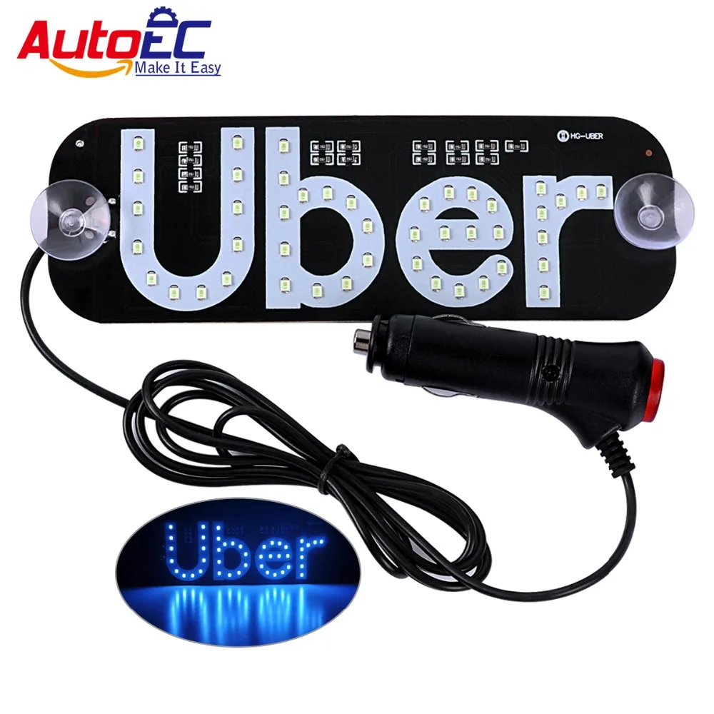 AutoEC 1x uber Taxi Light Libre Sign 12V Led car light Windscreen Cab ...