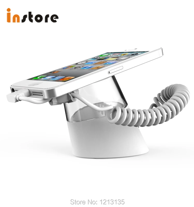 universal mobile phone security display retractable recoiler stand with ...