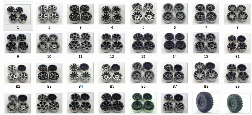 Caminhões rc de metal, novo, 12mm, modelos de beadlock para rodas ...