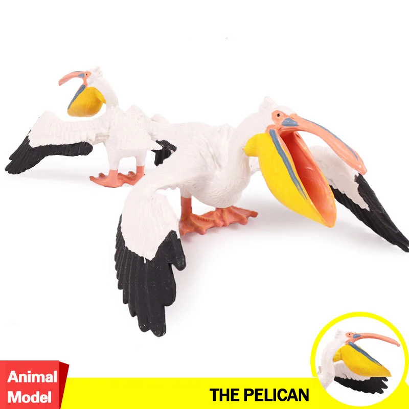 Action&Toy Figure Wildlife Animal The Pelican Simulation PVC Model ...