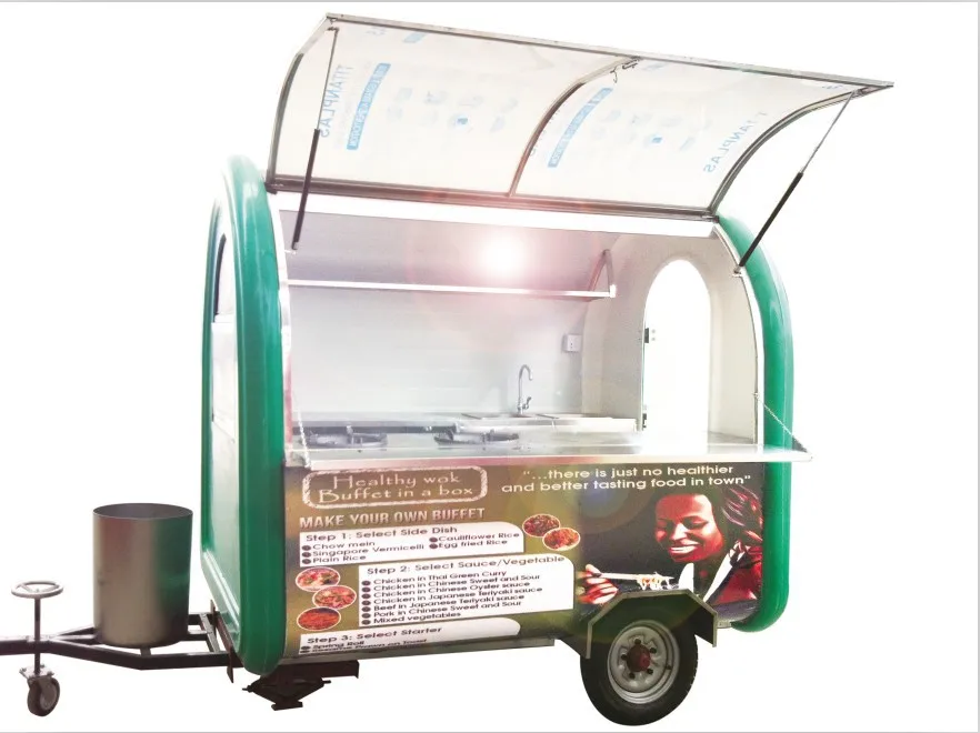 Mobile Fast Food Cart For Sales,Food Van/Street Food Vending Cart For ...