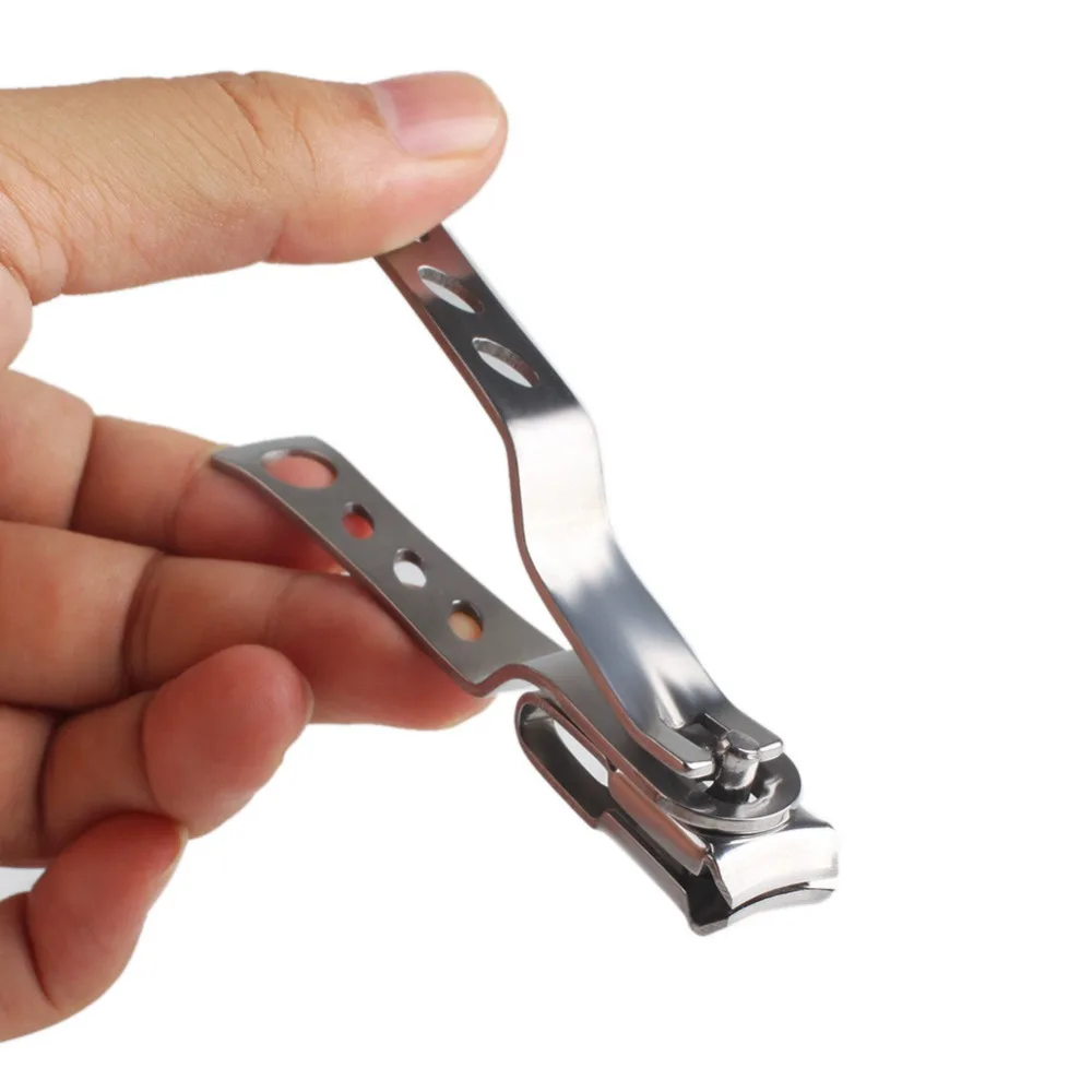 1Pc New 360 Degree Rotation Stainless Steel Nail Clipper Cutter Trimmer ...