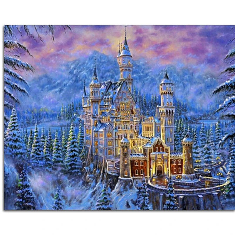 2016 New kit DIY diamond painting Full embroidery 3d square rhinestone ...