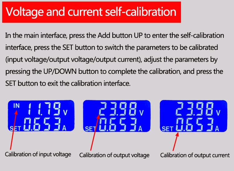 Adjustable Automatic Voltage-Up and Voltage-Down Power Supply Module ...
