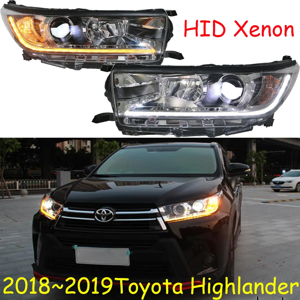 2018-2019-Highlander-Headlight-HID-LED-car-accessories-highlander-fog ...