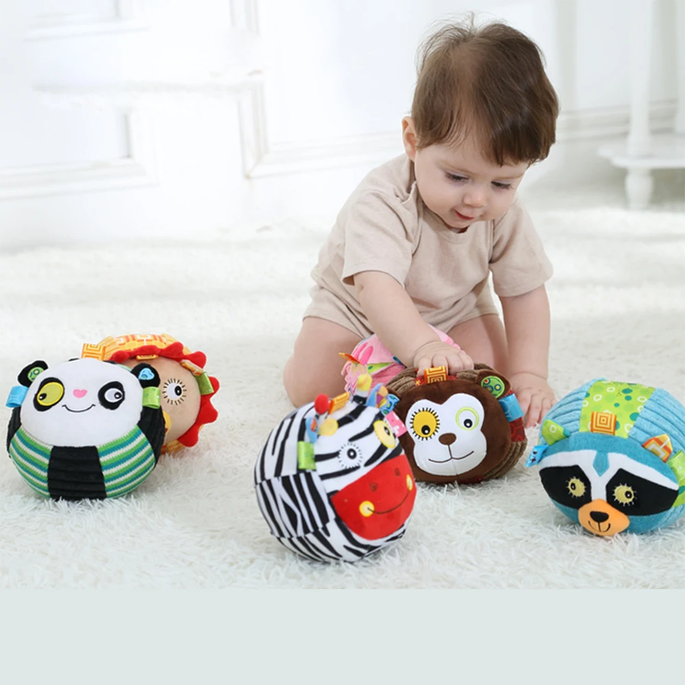 Aliexpress.com : Buy 15cm / 5.9in Baby Plush Ball Toys Cartoon Animal ...