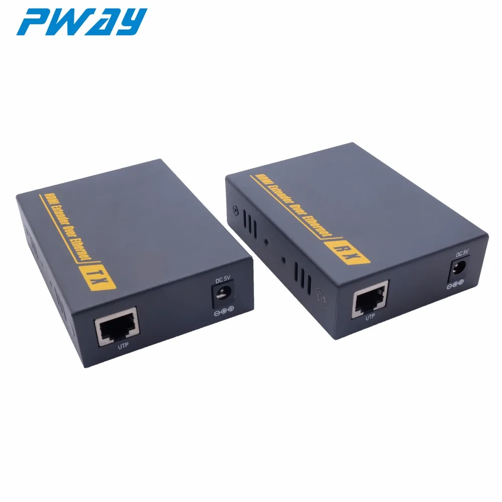 PWAY PW DT103 HDMI Extender over TCP/IP or Cat5e/Cat6 Up to 400ft/120m ...