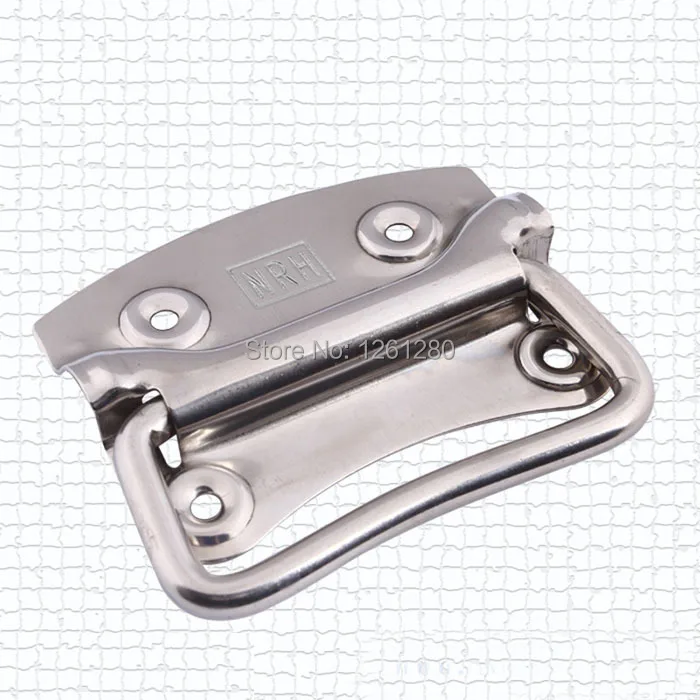 free shipping stainless steel handle Box ring wooden box handle ...
