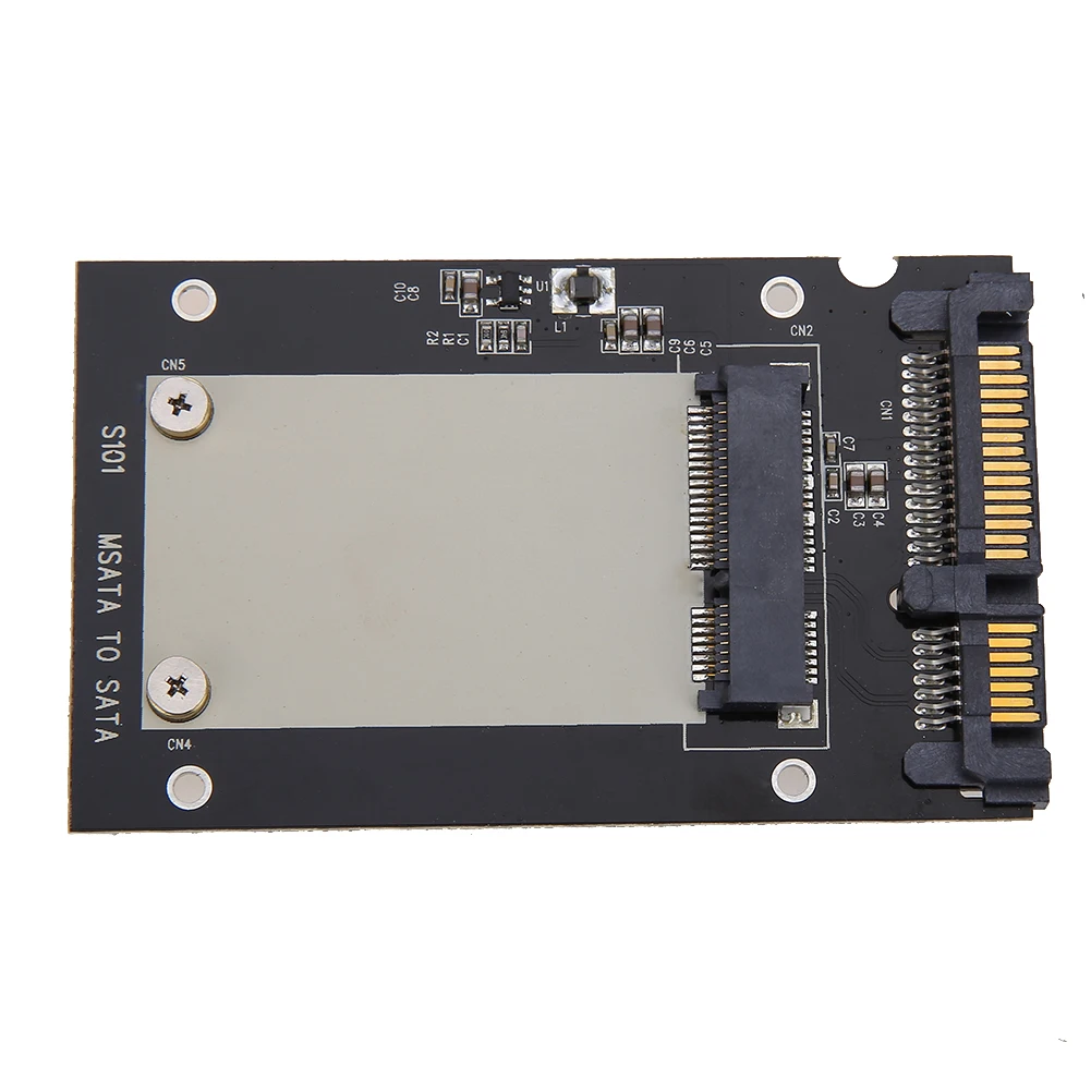 Universal Standard mSATA Mini SSD to 2.5" SATA 22Pin Converter Adapter ...