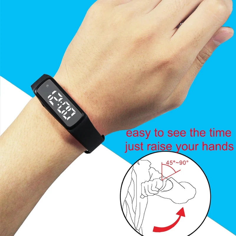 child-gift-Fitness-band-smart-pedometer-watch-silicone-Band-Fitness ...