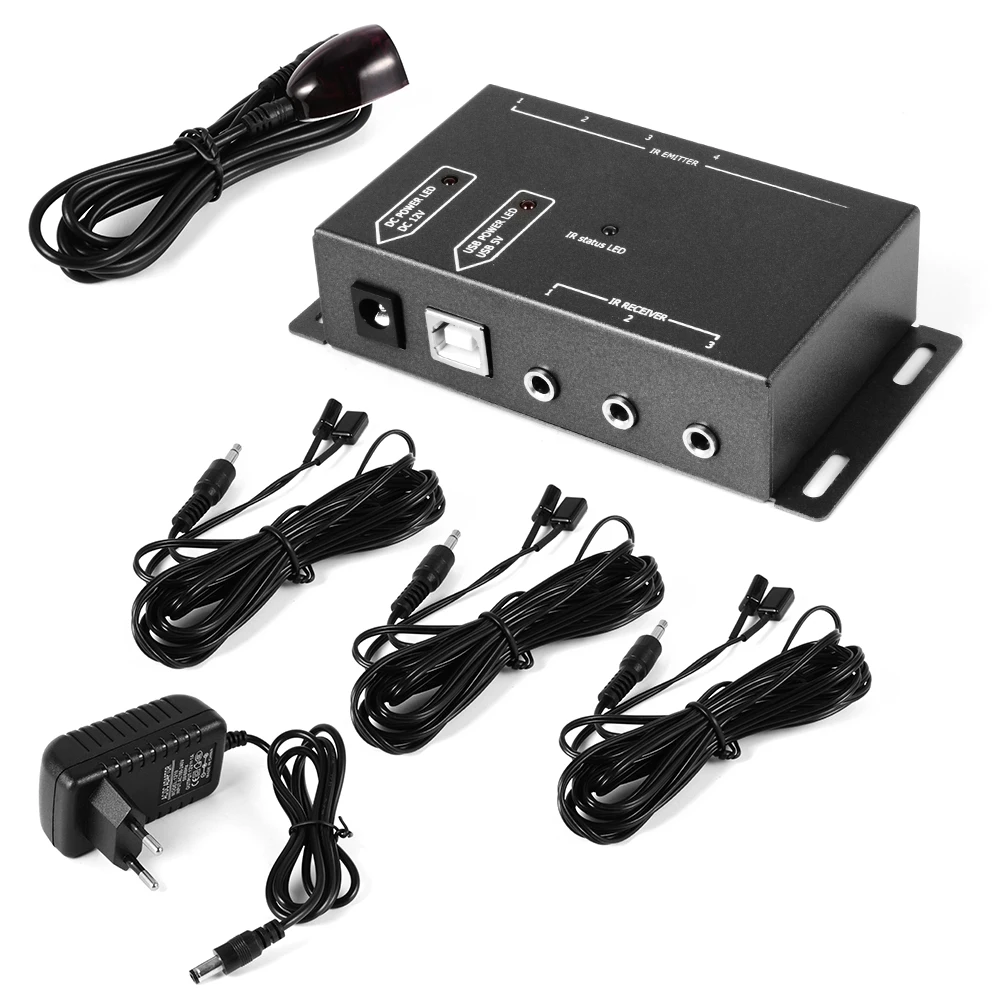 Hidden IR Infrared Remote Control Repeater Extender Emitter Receiver ...