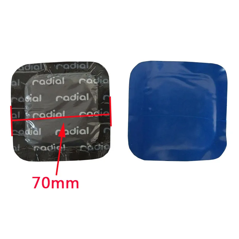 50PCS/70mm High quality TECH tire repair film cold patch on the ... 50PCS/70mm High quality TECH tire repair film cold patch on the ...