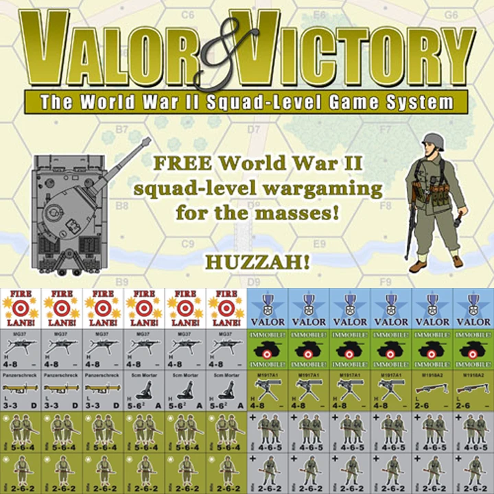 [ HomeMade WarGame ] Valor & Victory, Basic Unit Counters and Game ...