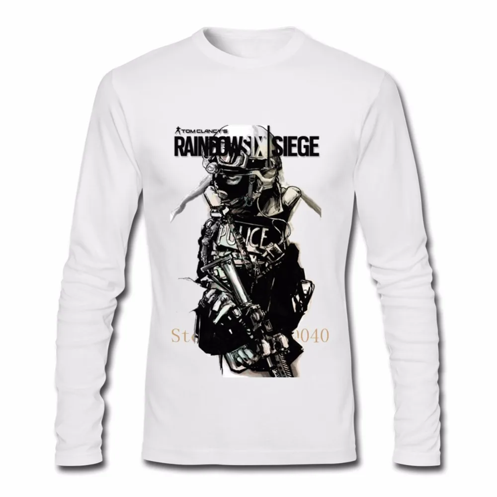 Rainbow six siege Men's T Shirt Tee Shirt Men Boy Design Long Sleeve ...