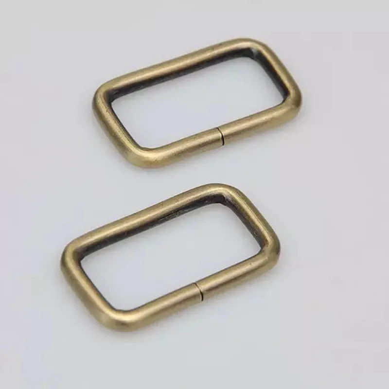 50 mm / 2" Metal Rectangle Rings (pack of 20) Antique Brass Hand Bag ...