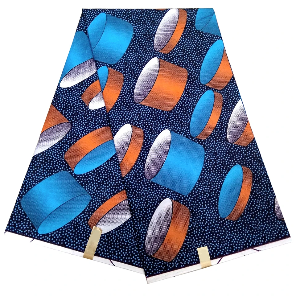100 Cotton African Print Fabric Ankara Veritable Super Wax Hollandais
