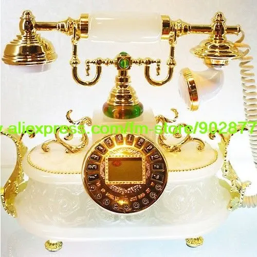 Hot-sell-Antique-Telephones-Jade-telephone-European-Telephone-Call-the ...