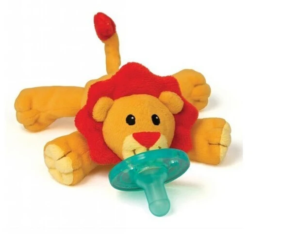 Free shipping Funny Baby Pacifier with Animal Plush Doll Toy Safe ...