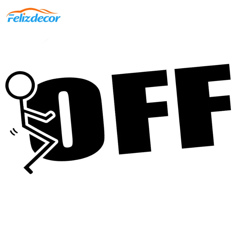 20*10cm Funny Humping Stick Figure Decals Car Decor Vulgarism F Off ...