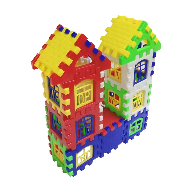 Building Blocks Set House Assembly Toys For Children Assembly Blocks ...