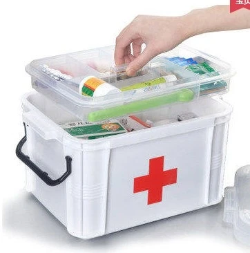 Household Plastic Health Care First Aid Kit Child Small Medicine Box ...