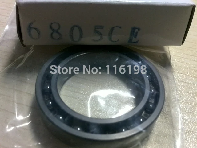 6805 61805 full SI3N4 silicon nitride ceramic deep groove ball bearing ...