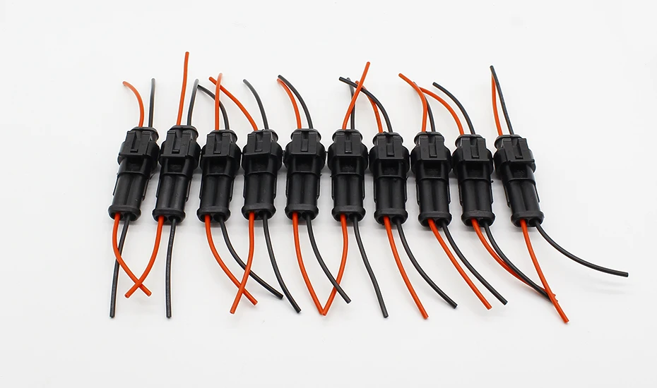 20 AWG Waterproof Plugs Waterproof Electrical Wire Connector Kit – 2 ...