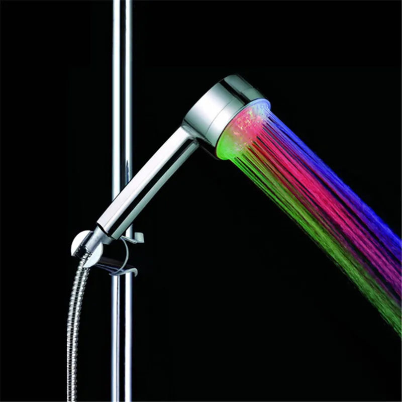 RGB Cores LED Shower Head Início Bath 3 ABS Bocal de Controle do Sensor ...