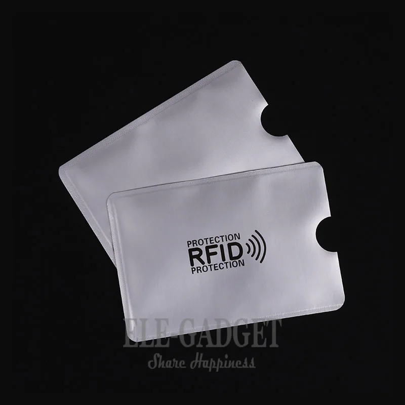 10 pcs Anti Scan Card Sleeve Credit RFID Card Protector Anti magnetic ...
