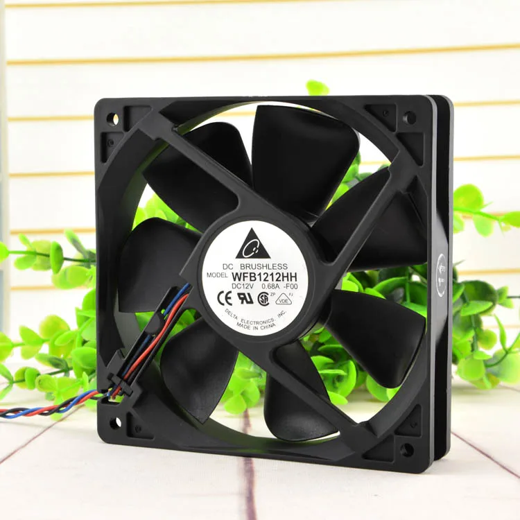 New-original-12CM-12025-double-ball-air-volume-fan-12V0-68A-WFB1212HH ...