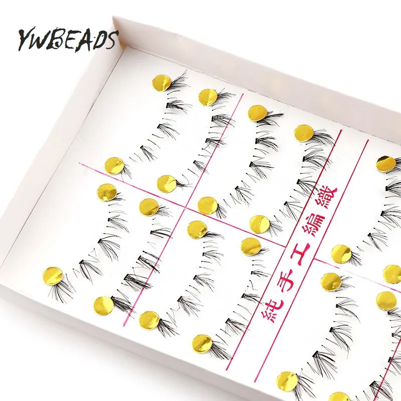 10 Pairs Under Lashes False Eyelashes Mix Size Natural HandmadeMakeup ...