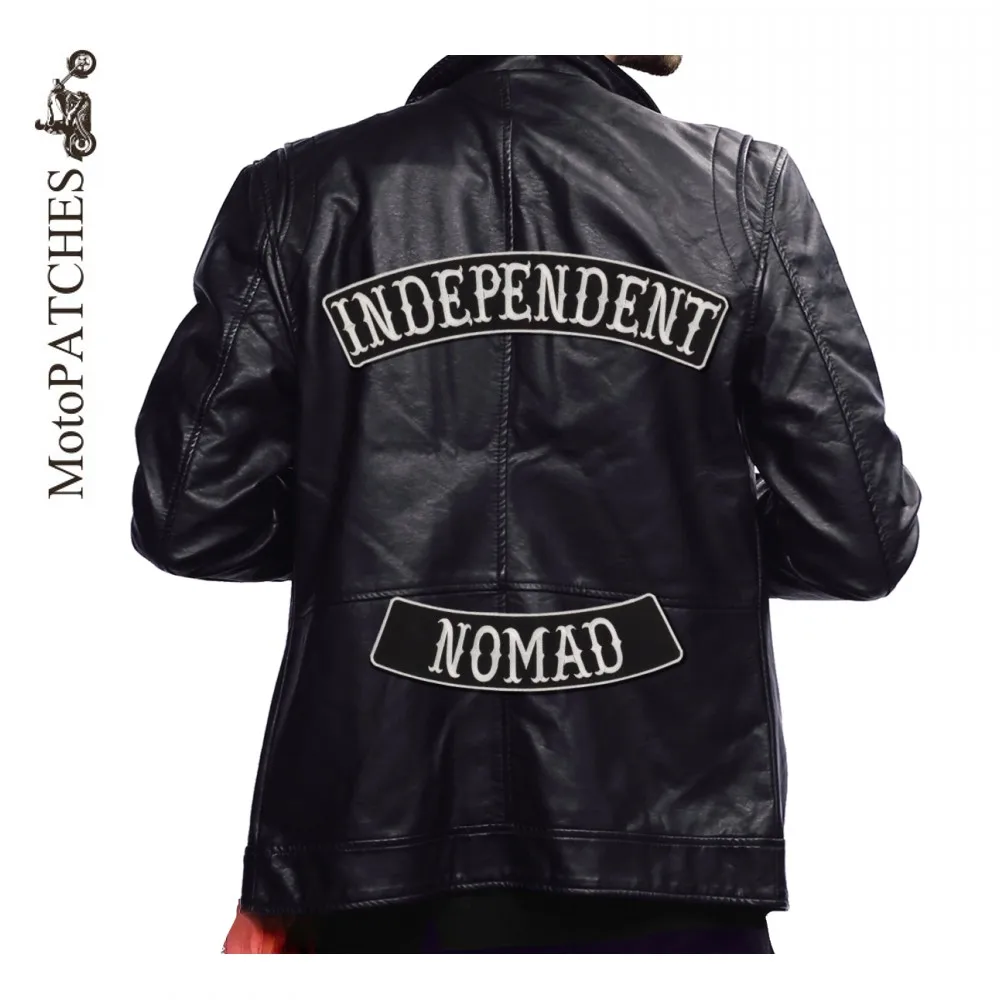 Motopatches 2 Pieces / Lot Nomad Motorcycle Biker Vest Patches ...