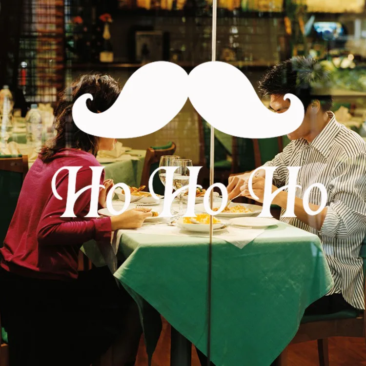 m 16 christmas HO HO HO vinyl wall sticker creative home decor living ...