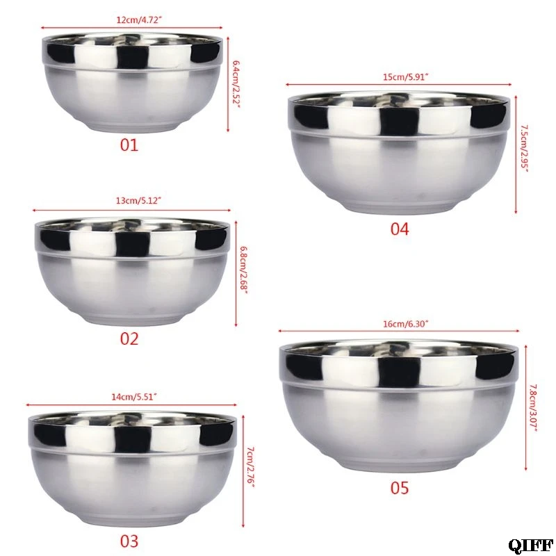 Stainless-Steel-Bowl-Eco-friendly-Anti-Rust-Fruit-Vegetable-Container ...