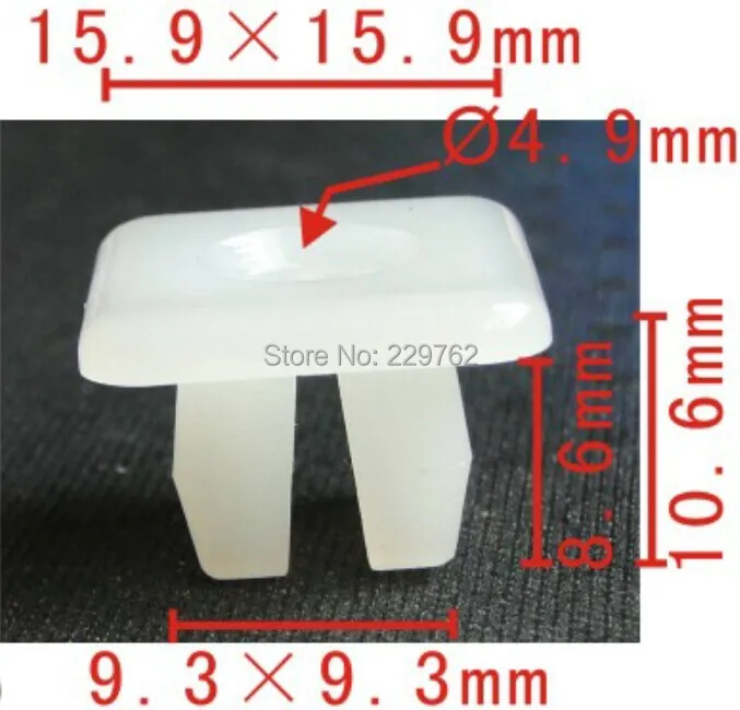 Free Shipping 100PCS 14 # fast wire nail License plate nut For GM ...